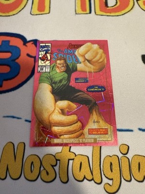 2024 Marvel Masterpieces '92 Variant Cover Pink Lasers /692 Sandman #77 ...