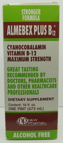 Almebex Plus B12-MAX STRENGTH-16 FL OZ Alcohol Free Exp 06/2024 | eBay