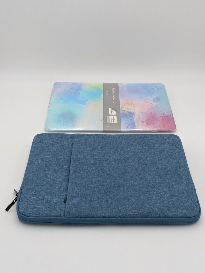 Apple MacBook Pro (Retina 15”) Padded Laptop Sleeve + Abstract-Color ...
