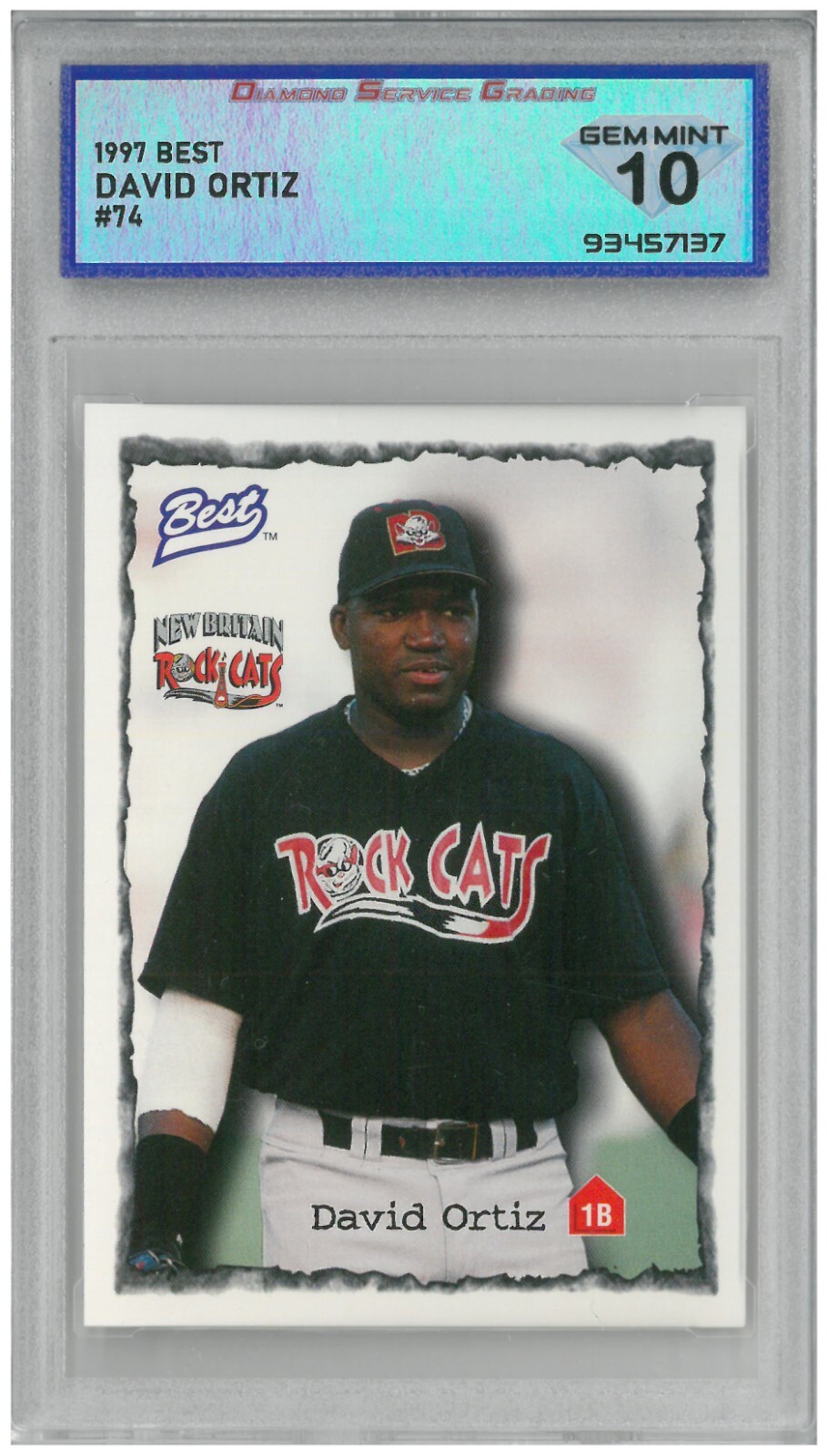 1997 Best DAVID ORTIZ #74 💎 DSG 10 Gem Mint | eBay