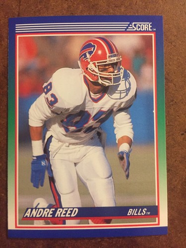 Andre Reed 57 Score 1990 NFL Football Trading Card | eBay