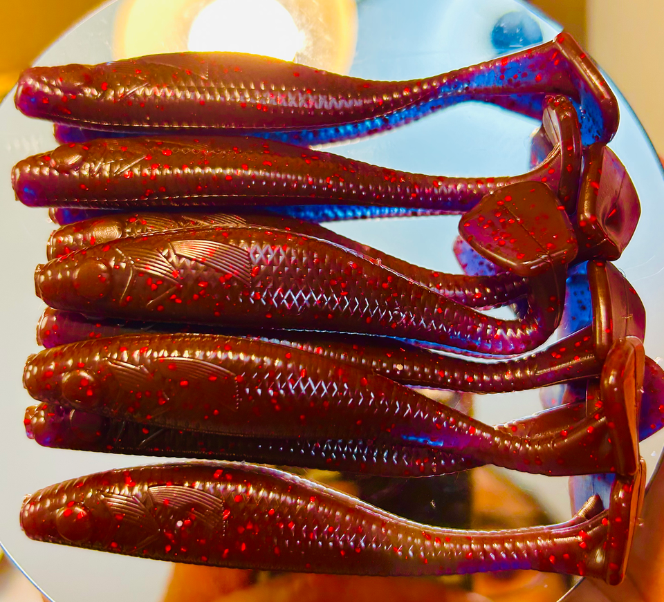 4” PADDLETAIL SWIMBAIT for largemouth smallmouth peacock bass bream ...