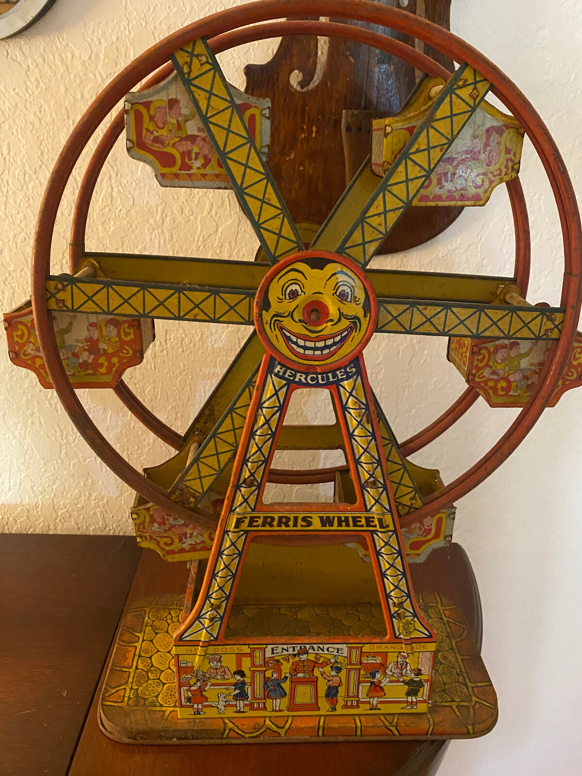 Vintage J. Chein Hercules Ferris Wheel Wind-Up Toy | eBay