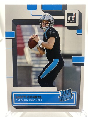 2022 donruss matt corral rated rookie Panthers #302 | eBay
