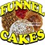 Funnel Cakes DECAL (Choose Your Size) Food Truck Concession Vinyl Sign ...