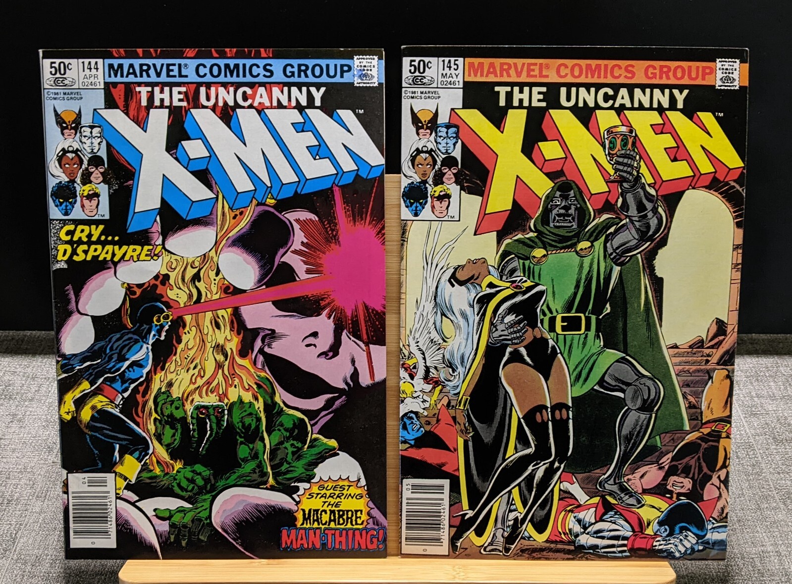 Uncanny X-Men 144 & 145 (Lot of 2) - Mark Jewelers Inserts - in Both ...