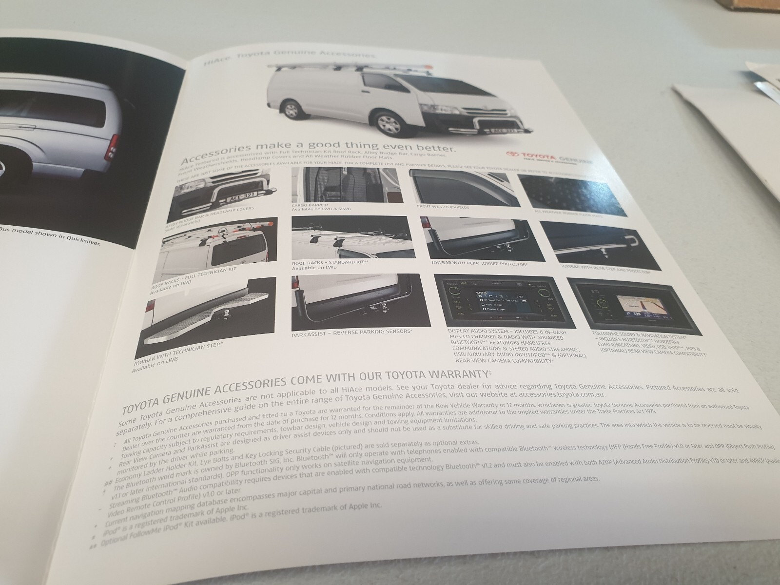 2009 TOYOTA HIACE VAN Australian Sales Brochure | eBay