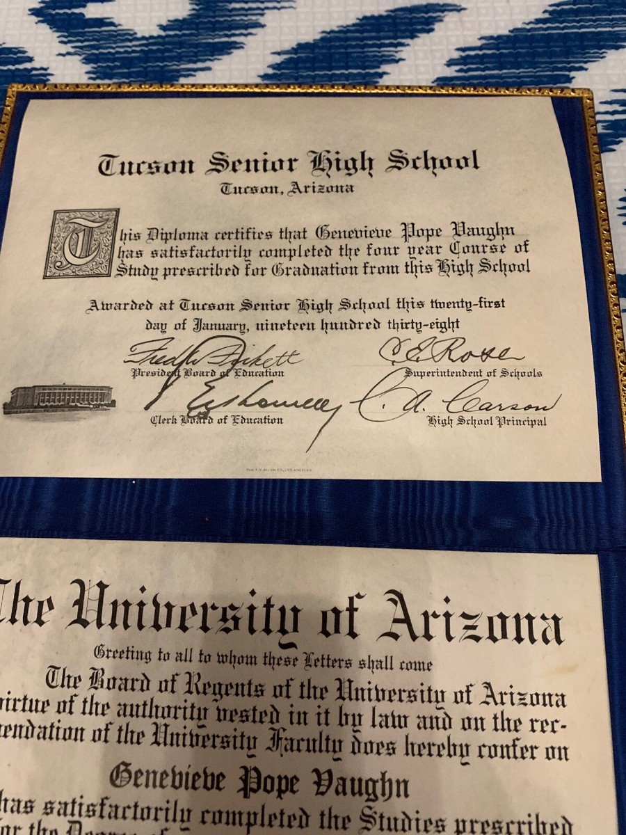 Hs Diploma Copy Of Peoria Az