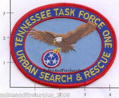 Tennessee - Tennessee Task Force One TN Fire Dept Patch USAR | eBay
