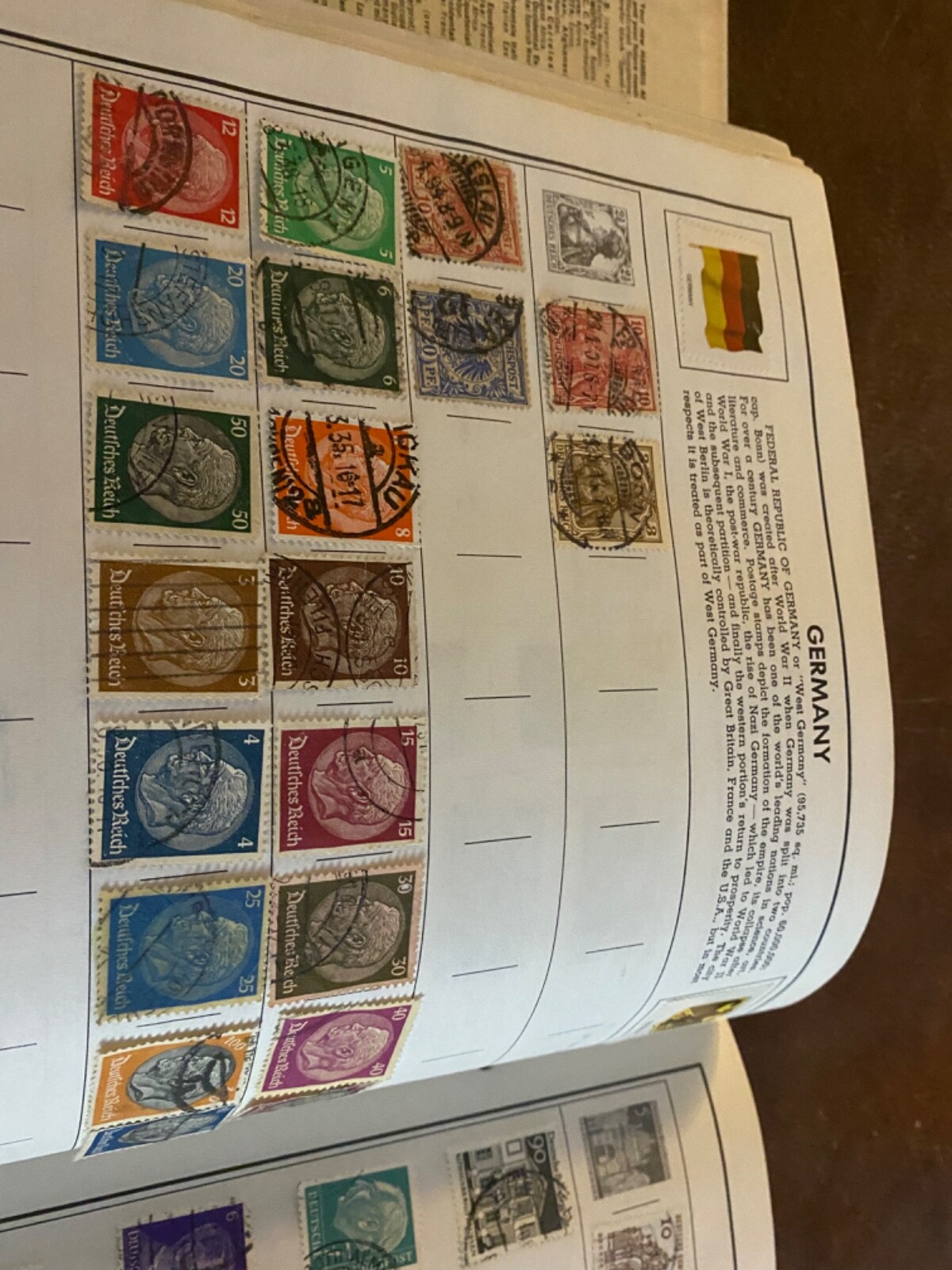 1968 Traveler Stamp Album of the World Postage Stamps!!! 100's of ...