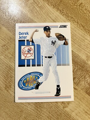 Score 1993 Derek Jeter 1st Round Draft Pick Rookie Card #489 | eBay