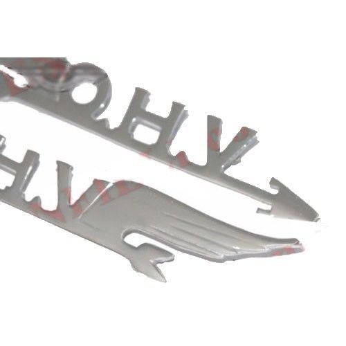 New Pair OHV Flying Ambassador Decal Badge Emblem Right Side Chrome ...