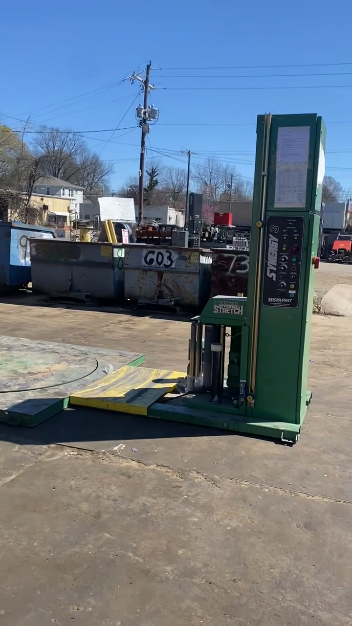 Highlight Synergy 3 Stretch Wrapper Pallet Shrink Wrapping Turntable | eBay