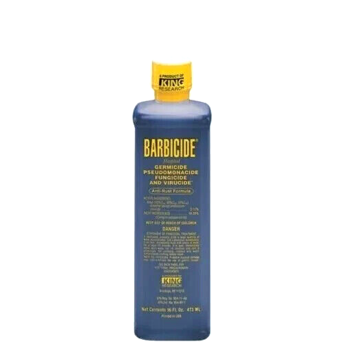 BARBER BEAUTY SALON BARBICIDE HAIR TOOL DISINFECTANT CONCENTRATE 16 oz ...