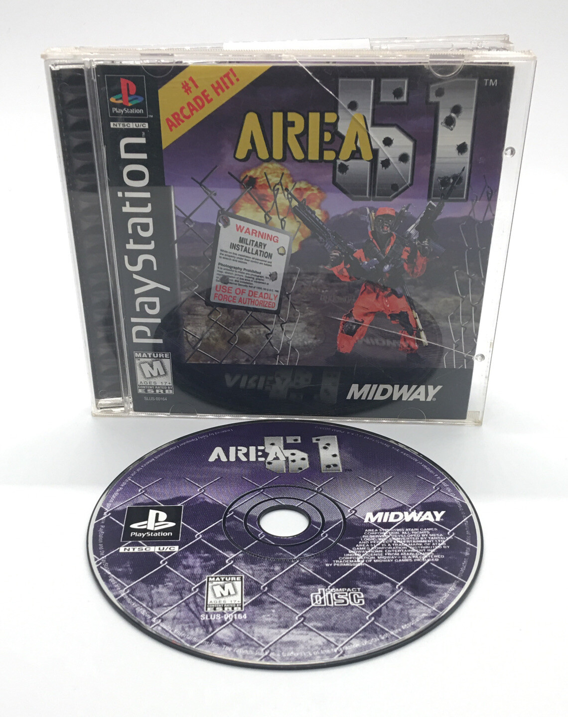 Area 51 (Sony PlayStation 1, 1996) for sale online | eBay