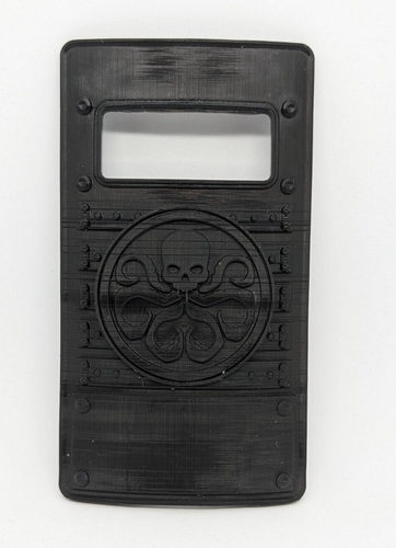 Marvel Legends Hydra riot shield 3D printed 1/12 black Classified Mezco ...