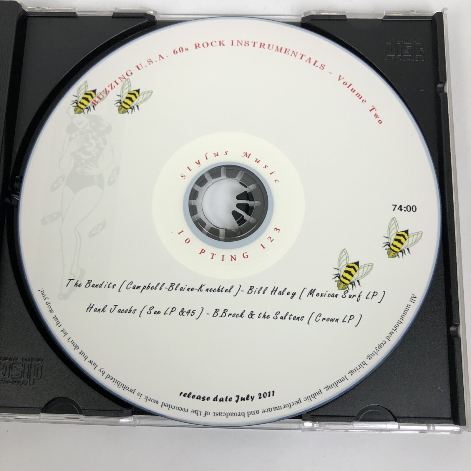 Buzzing U.S.A 60's Rock Instrumentals Vol. 2 Audio CD w Glen Campbell ...