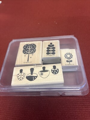 FUNKY FOUR Stampin' Up! Wood Stamp Set | eBay