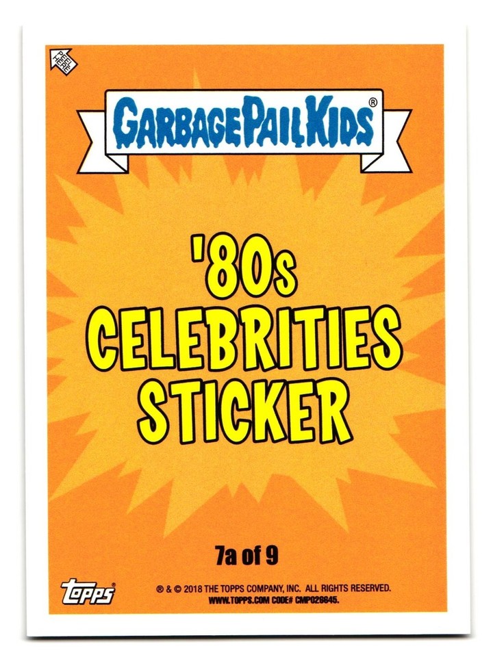 Bob Gross 2018 Garbage Pail Kids Bob Ross Happy Tree Parody Sticker | eBay
