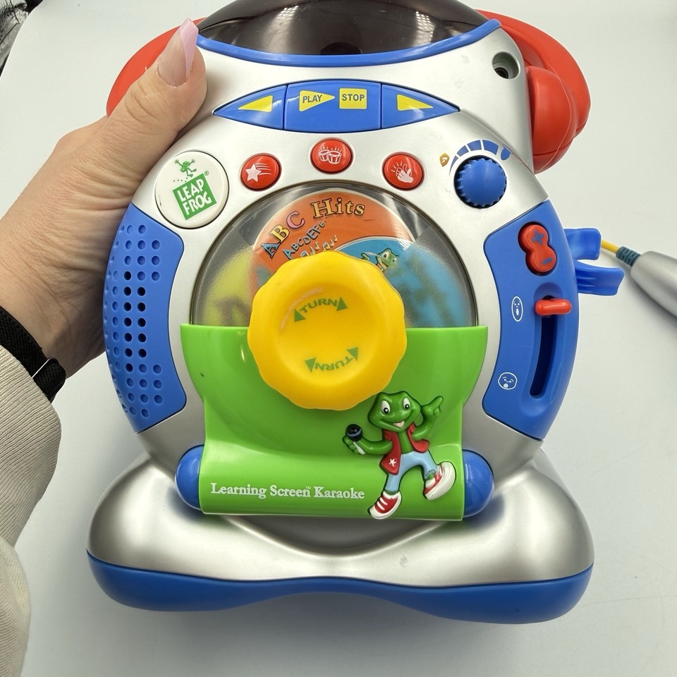 LeapFrog 2003 Learning Screen Karaoke LearningDiscs Take Along HTF ...