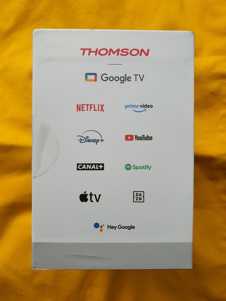 Thomson - Streaming Box Plus 270 4K UHD - Google TV 32GB - Voice Remote ...