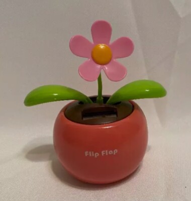 Solar Powered Daisy Flower Dancing Flip Flap Solar Dancer Bobble Toy | eBay