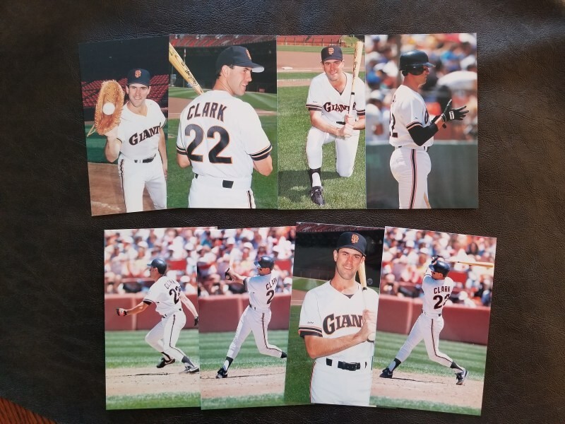 WILL CLARK SAN FRANCISCO GIANTS 1990 BARRY COLLA POSTCARD SET | eBay