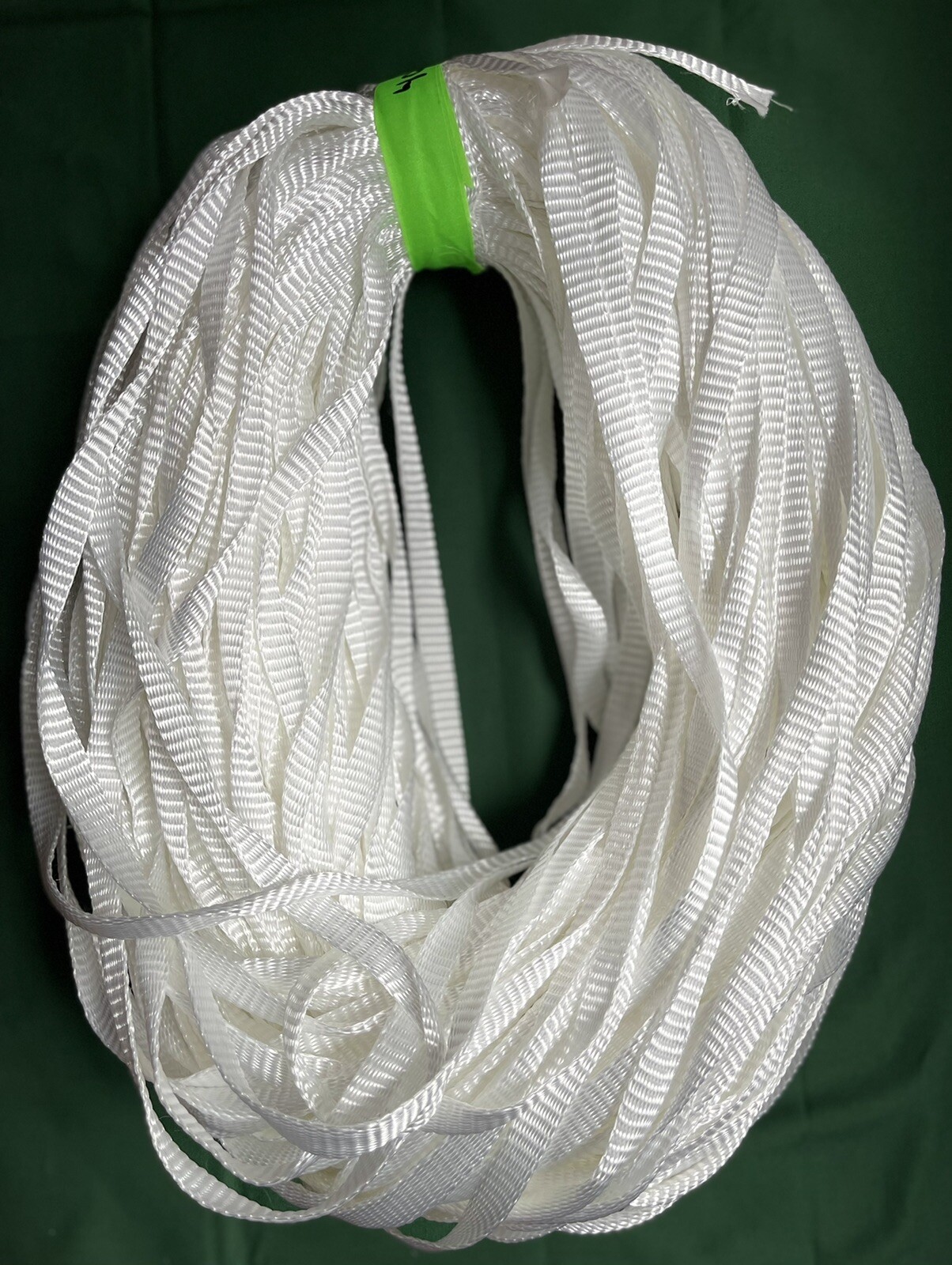 5/8” x 300ft, 1800LB Tensile Mule Tape, Polyester Pull Tape, Flat Rope ...