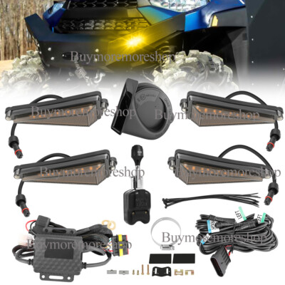 No Hole Turn Signal Street Legal Blinker Kit for Polaris Ranger 500 570 ...