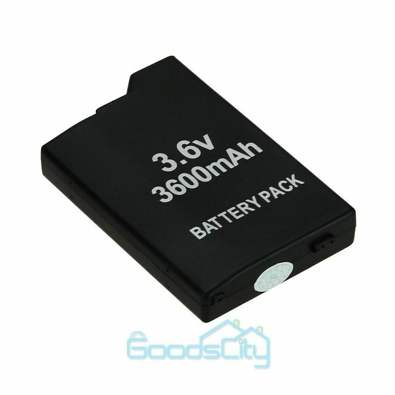2-20X 3600mah Rechargeable Battery for PSP Slim 2000/2001/3000/3001 ...