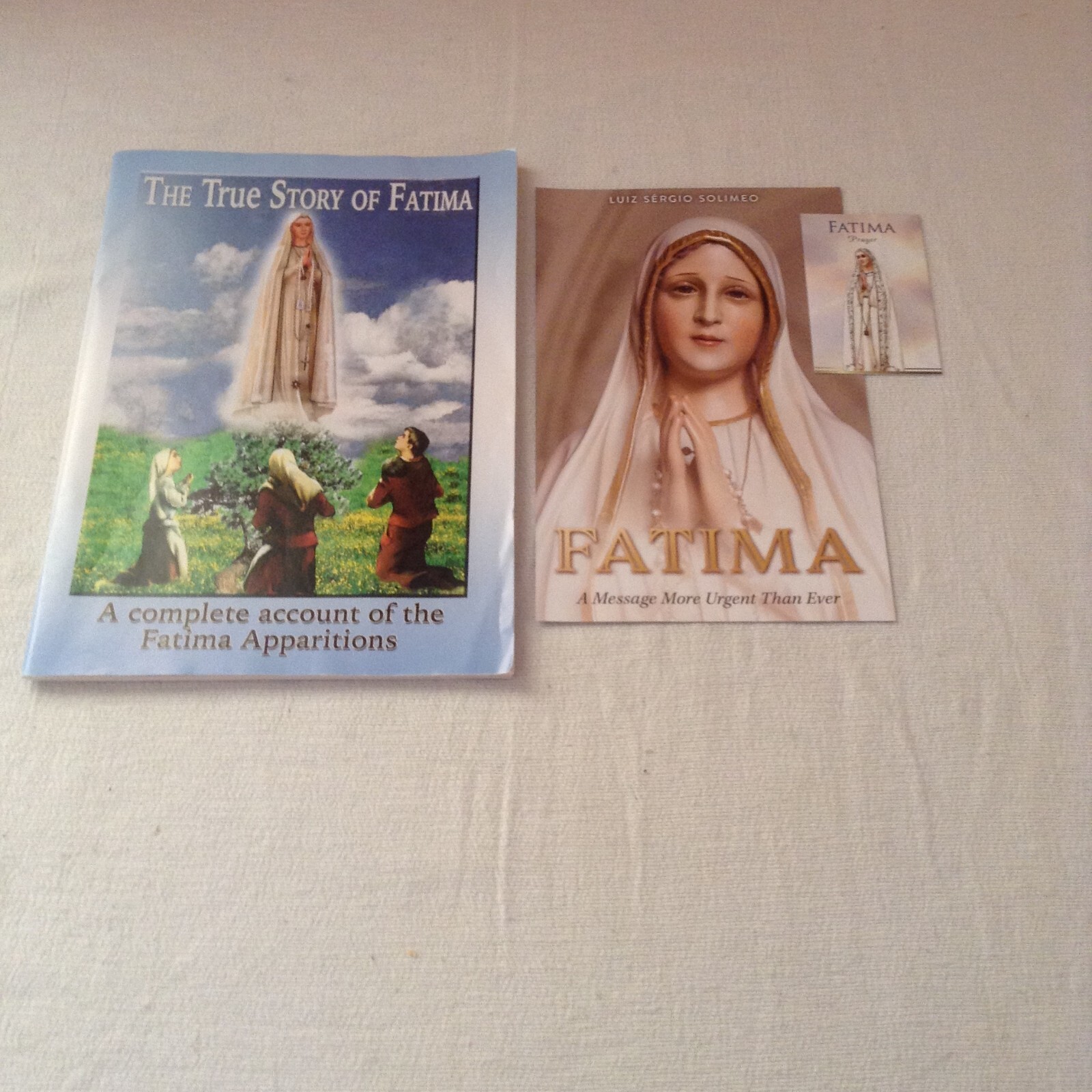 The True Story of Fatima + Prayer to Fatima Card + Fatima Pict. (All ...