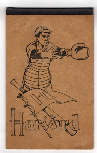 Vintage Harvard Baseball Writing Tablet ca.1920s | eBay