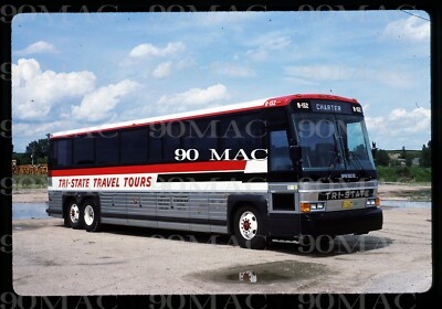 TRI-STATE TRAVEL TOURS. MCI BUS #R-152. Ames (IA). Original Slide 1987 ...