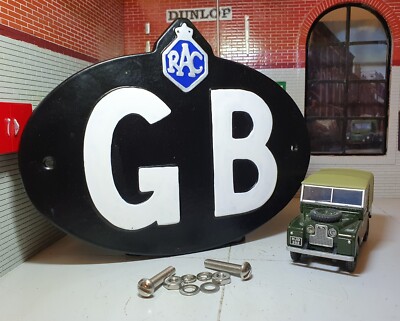 Goodwood Revival Classic Vintage Car RAC GB Great Britain Touring Badge ...