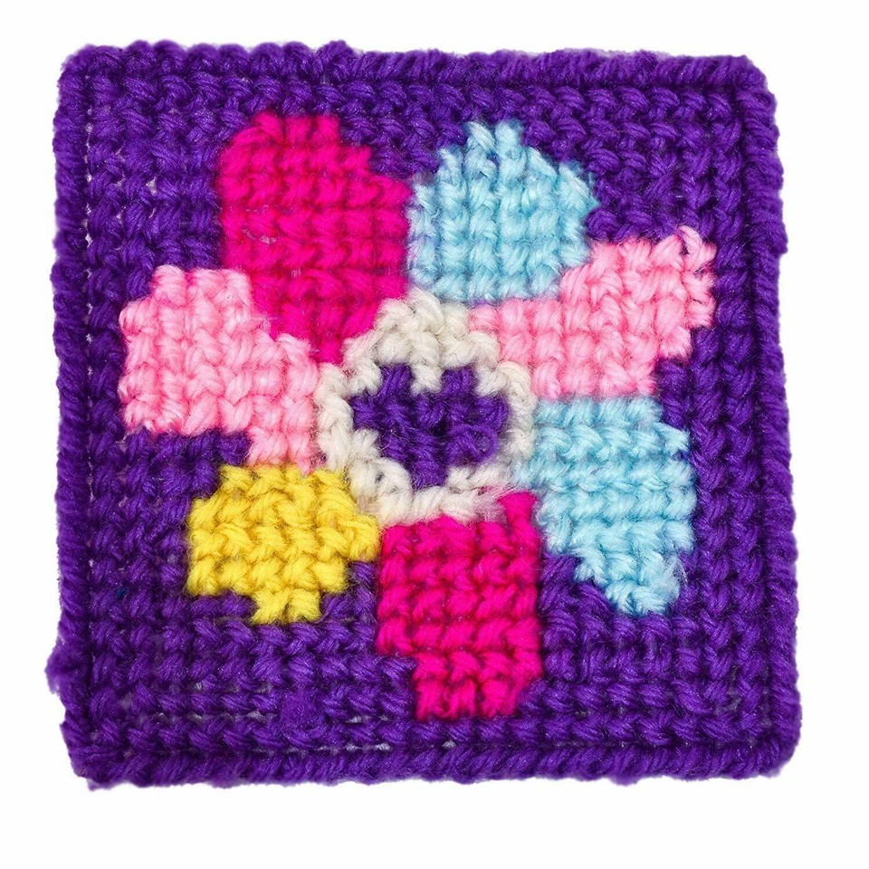 Kids Cross Stitch Kit 6 in 1 Traditional Sewing Kit 6 Childrens Designs ...