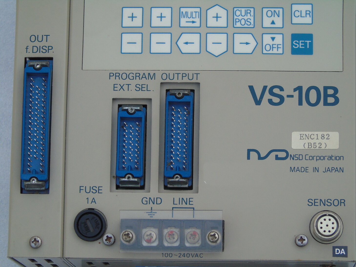 NSD CORPORATION JAPAN VS 10B LIMIT SWITCH OUTPUT CONTROLLER VARILIMIT ...