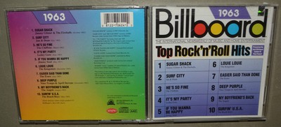CD - Billboard 1963 - Top Rock 'N' Roll Hits 81227062422| eBay