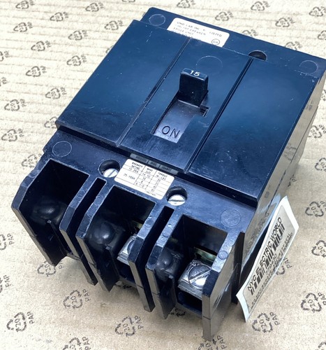 Circuit Breaker Eaton Cutler Hammer GHB3015 15 Amp 3 Pole 277/480 Bolt ...