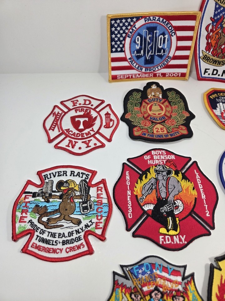 New York Fire Department FDNY Patches Lot Of 10 | eBay