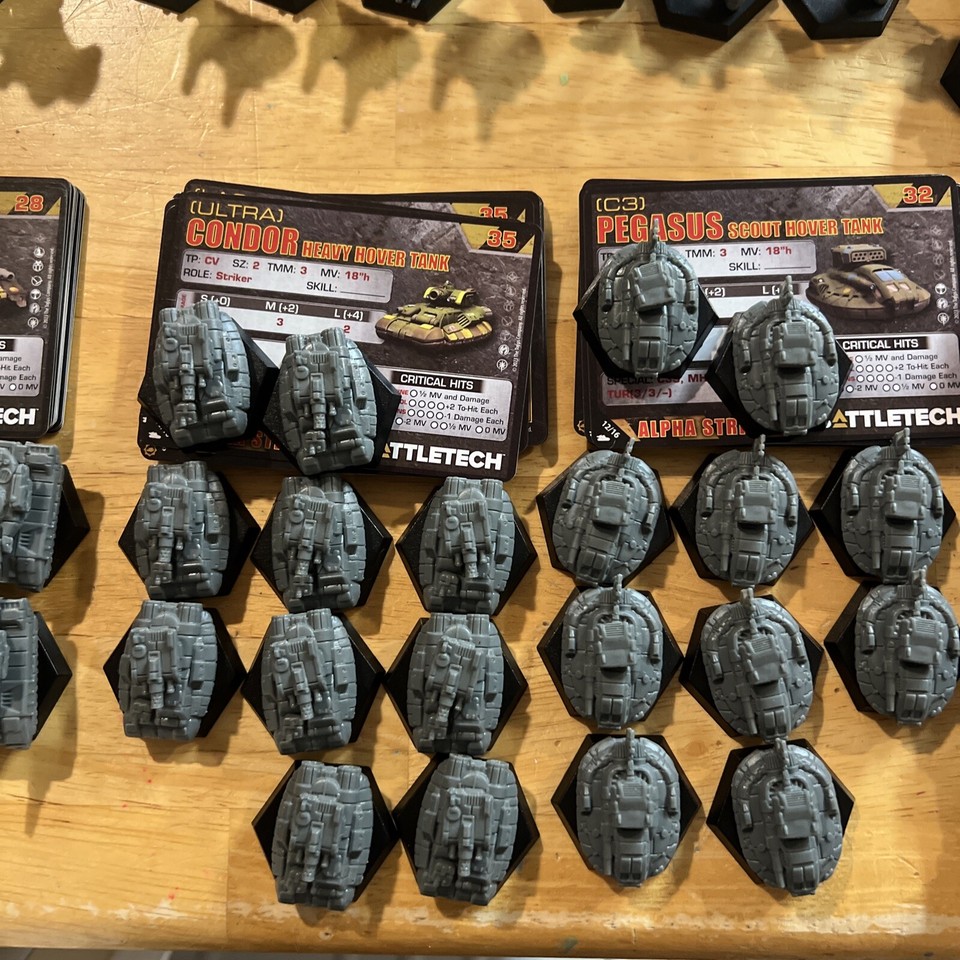 Battletech - Large Selection of Individual Vehicles [Mercenaries ...