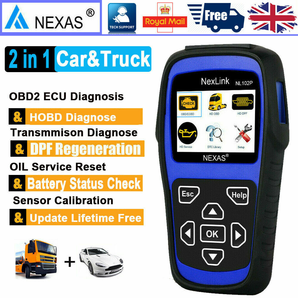 MAN OBD2 Commercial Vehicle Diagnostic Fault Code Kit Scan Tool Lorry ...