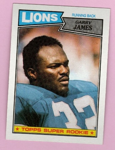 1987 Topps Football #320 Garry James Detroit Lions Running Back | eBay