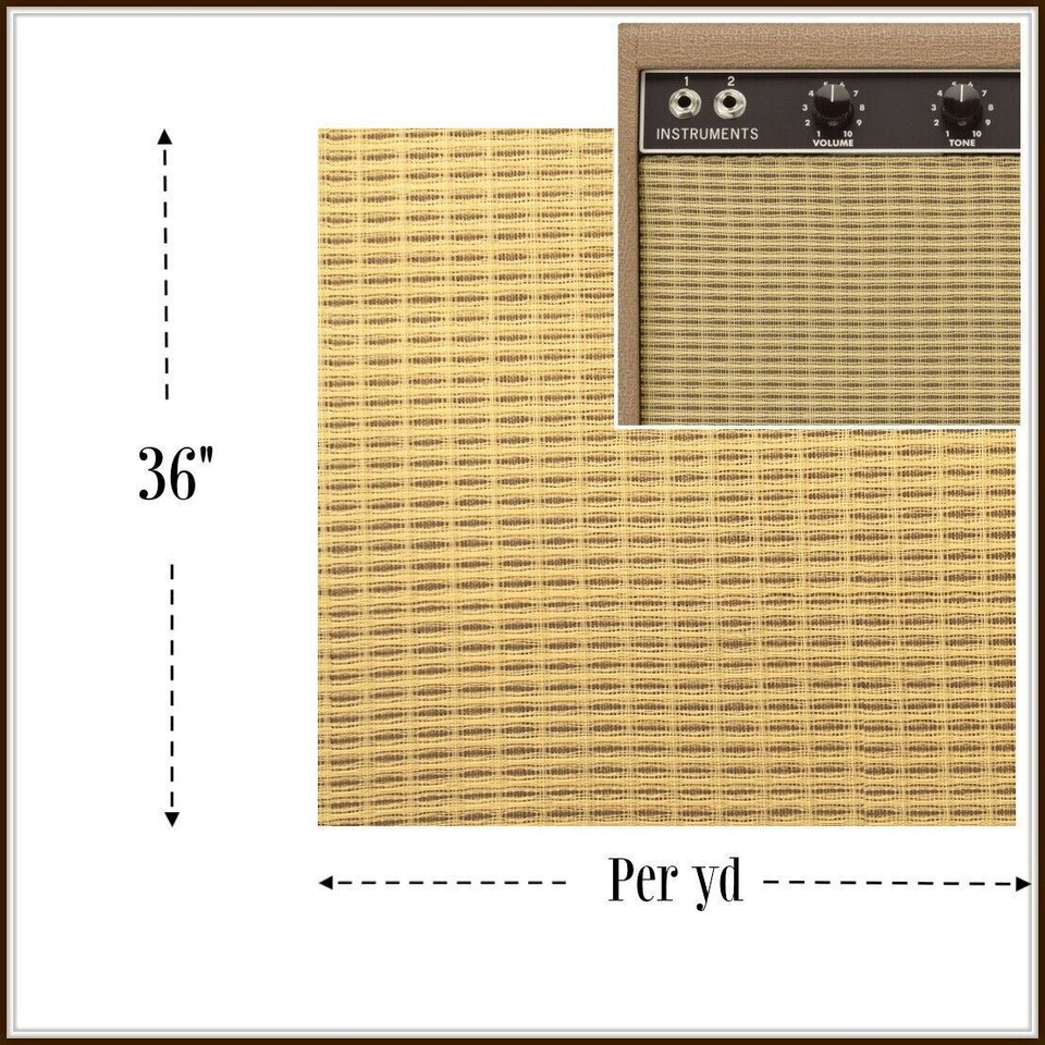 Wheat grill cloth Replacement for Fender **NEW 36in x 36in SIZE!** | eBay