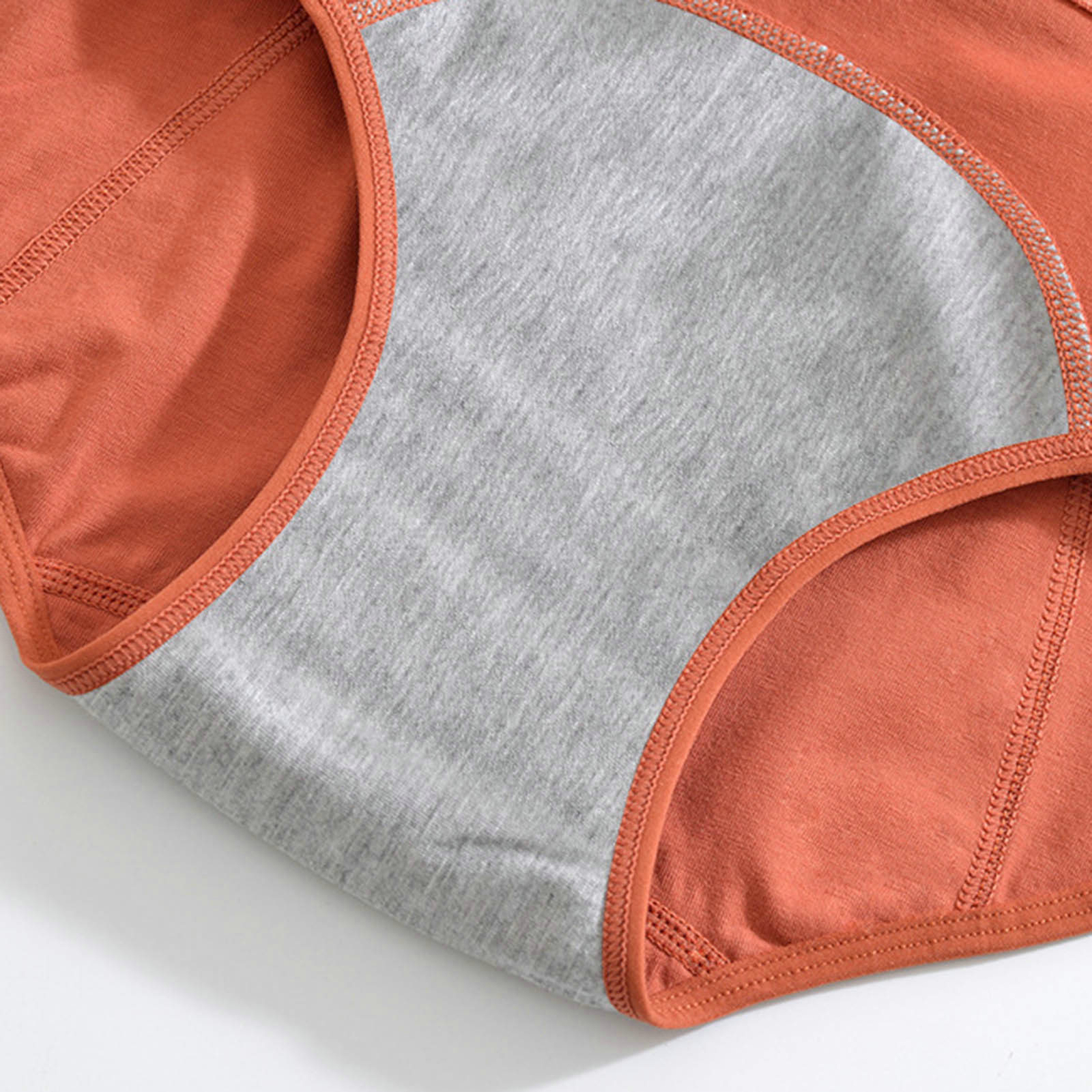 Menstruation Briefs High Waist Daily Wear Elastic Hem Cuffs ...