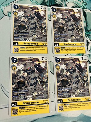 4x Bombermon BT15-039 U (Playset) Digimon CCG | Exceed Apocalypse NM | eBay