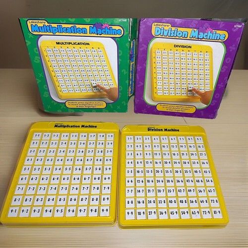 Lakeshore MULTIPLICATION/DIVISION Machine Bundle Kid’s Learning Home ...