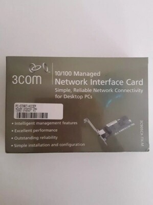 3Com / Network Interface Card / 3C905CX-TX-M (10/100 Managed) NEW ...