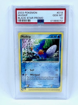 2003 Pokemon Mudkip Black Star Promo #018 PSA 10 | eBay