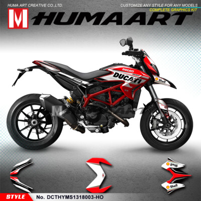 Motorcycle Sticker Decal Graphics for Hypermotard Hyperstrada 821 939 ...