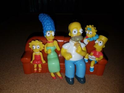 Vintage Simpsons Family Figures 20 Years Of Sitting On The Couch Full ...